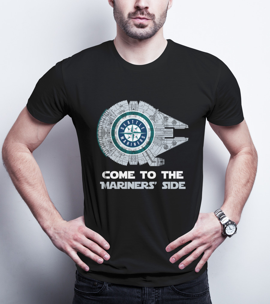 Seattle Mariners Come To The Mariners' Side Millennium Falcon T-Shirt