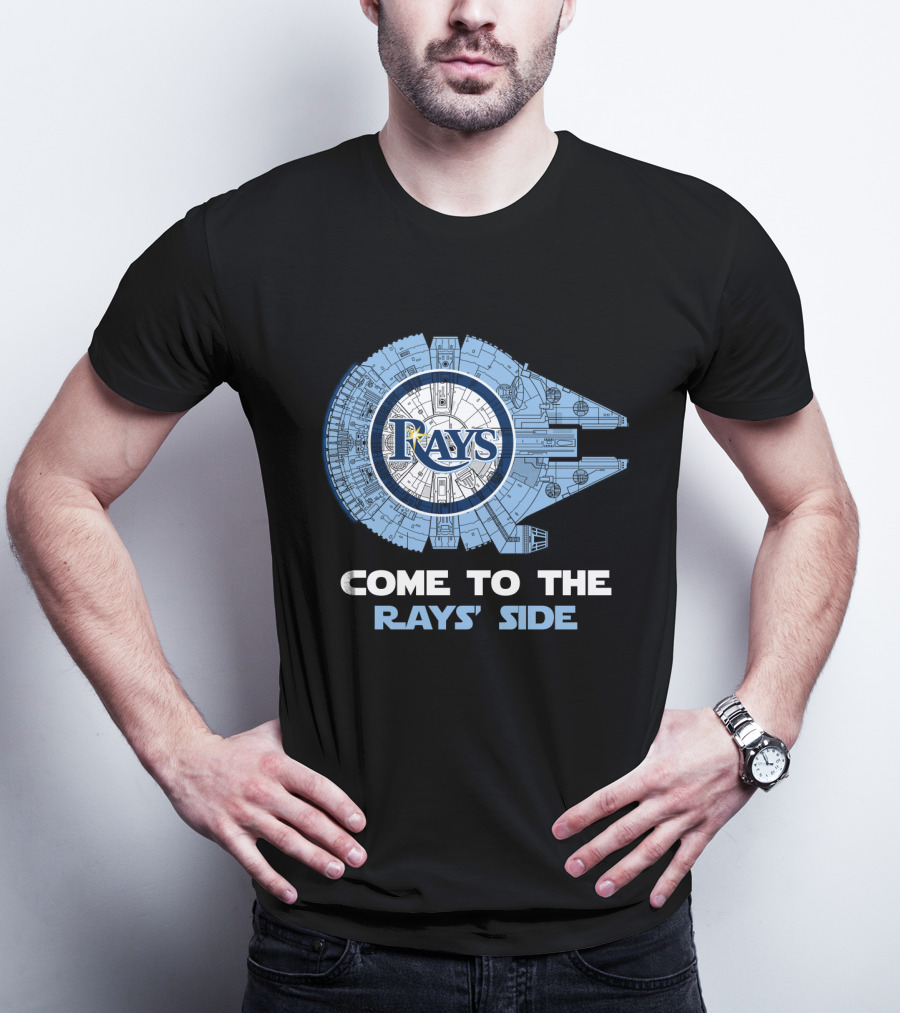 Rays Come To The Rays' Side Millennium Falcon T-Shirt
