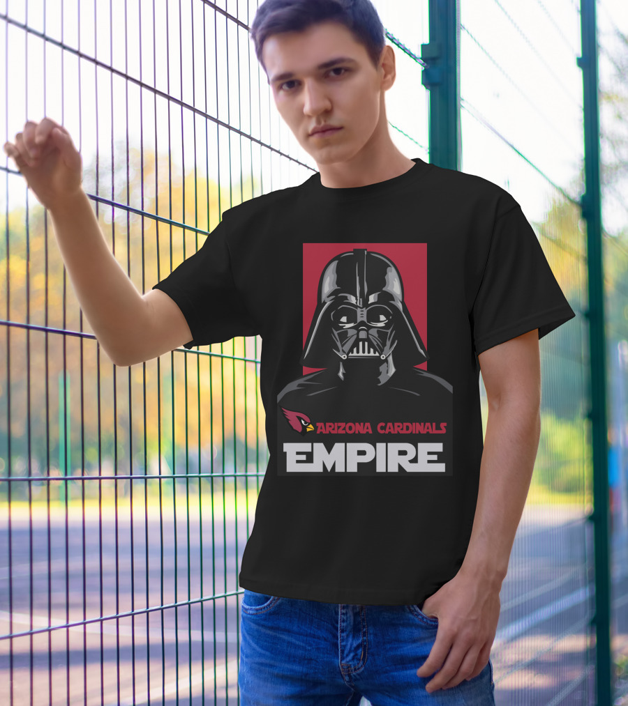 Arizona Cardinals Empire Darth Vader Iconic Fusion T-Shirt
