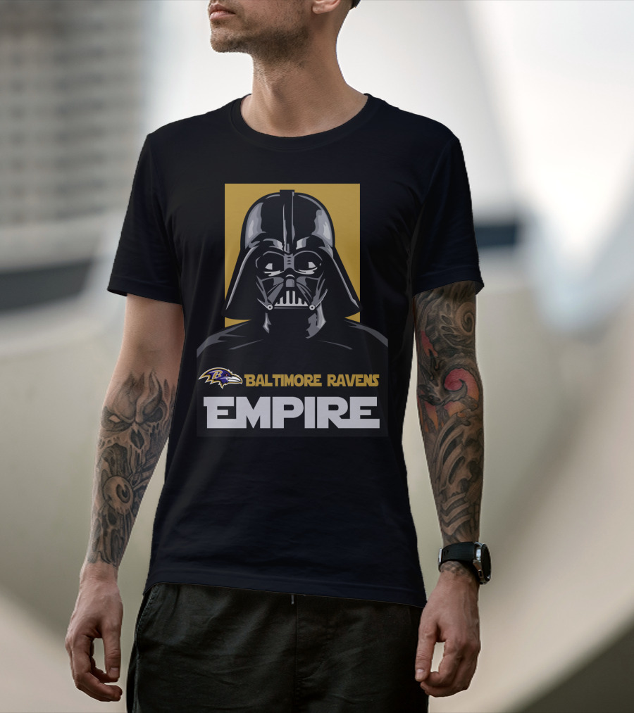 Baltimore Ravens Empire Darth Vader Ravens T-Shirt