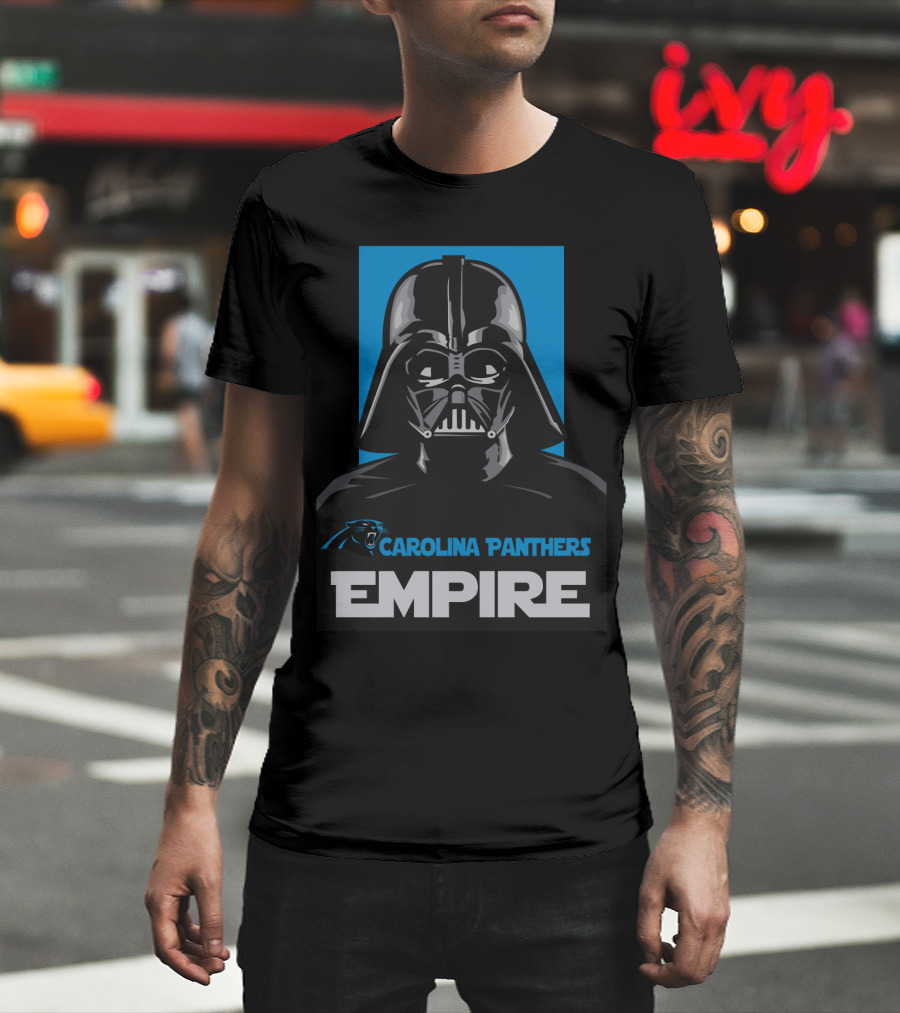 Carolina Panthers Darth Vader Empire T-Shirt