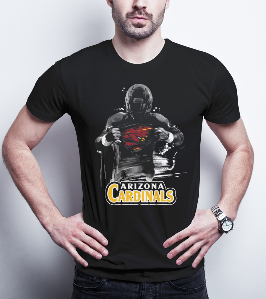 Arizona Cardinals Football Hero Emblem Reveal T-Shirt