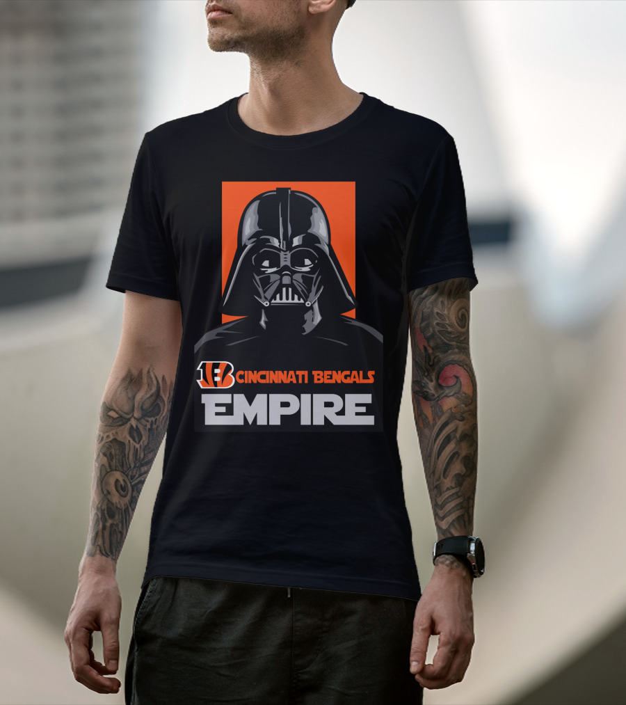 Cincinnati Bengals Darth Vader Empire T-Shirt