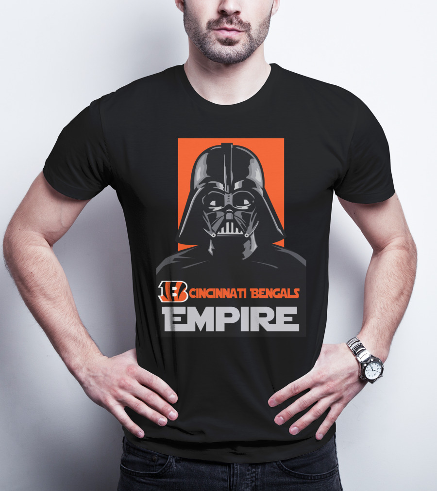 Cincinnati Bengals Darth Vader Empire T-Shirt