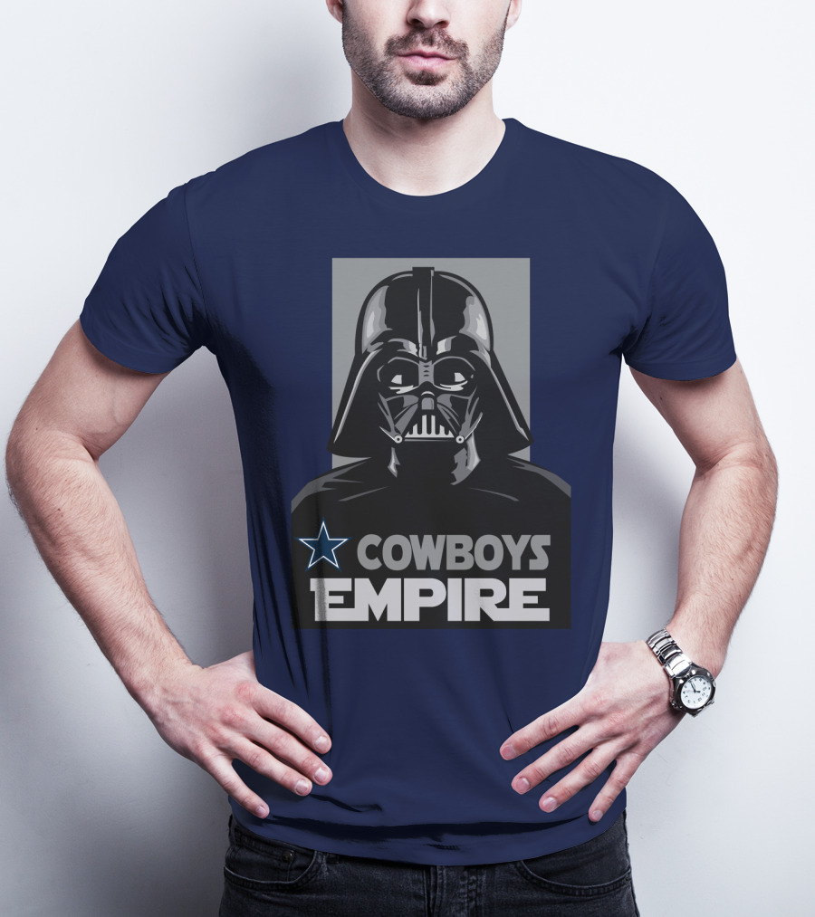 Cowboys Empire Darth Vader Star Wars Dallas Cowboys Star T-Shirt