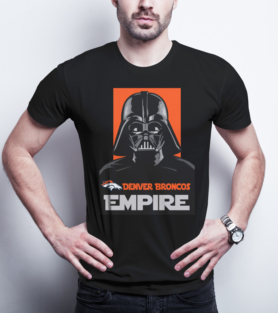 Denver Broncos Empire Darth Vader Broncos T-Shirt