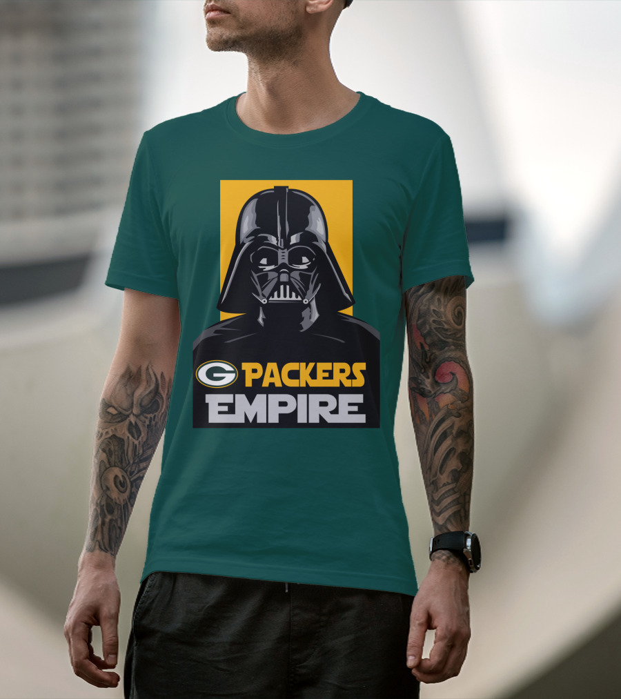 Packers Empire Darth Vader Green Bay T-Shirt