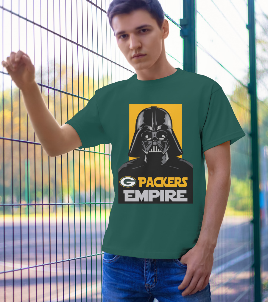 Packers Empire Darth Vader Green Bay T-Shirt