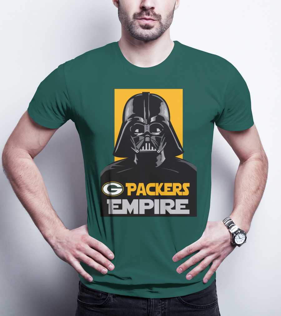 Packers Empire Darth Vader Green Bay T-Shirt