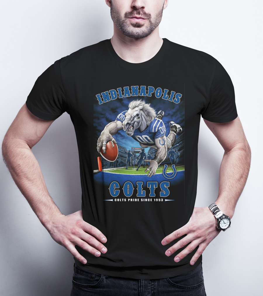 Indianapolis Colts Pride Since 1953 End Zone Touchdown Nfl T-Shirt
