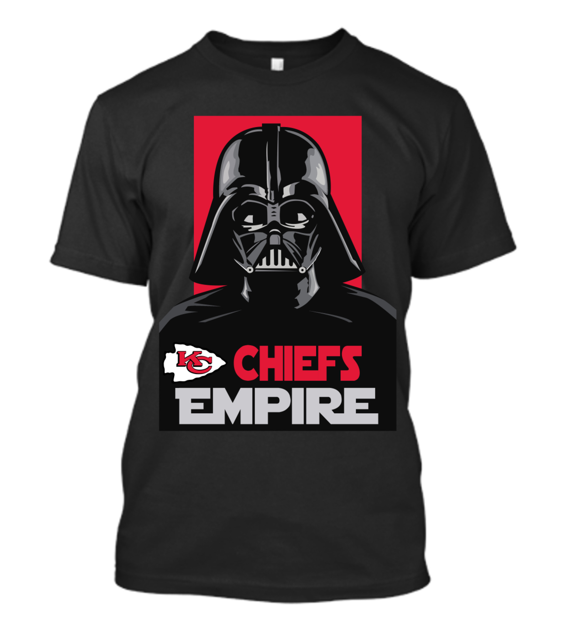 Chiefs Empire Darth Vader Kansas City Chiefs Fan Collaboration T-Shirt