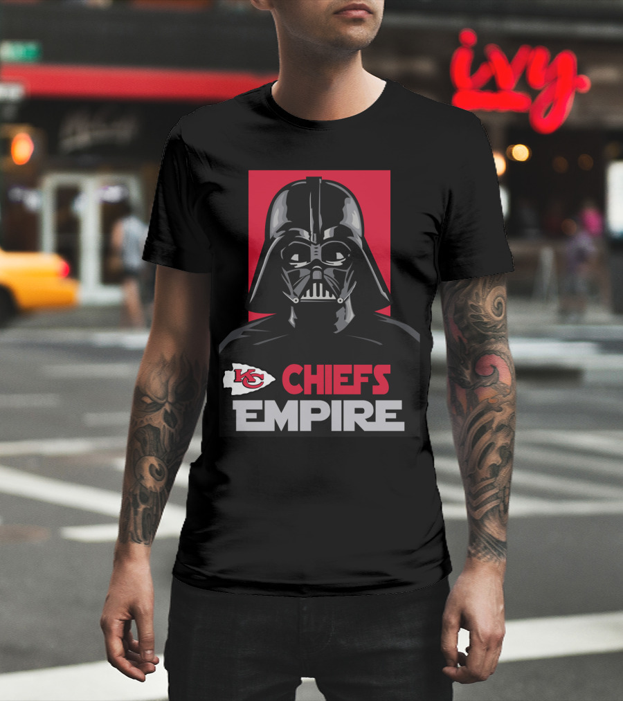 Chiefs Empire Darth Vader Kansas City Chiefs Fan Collaboration T-Shirt