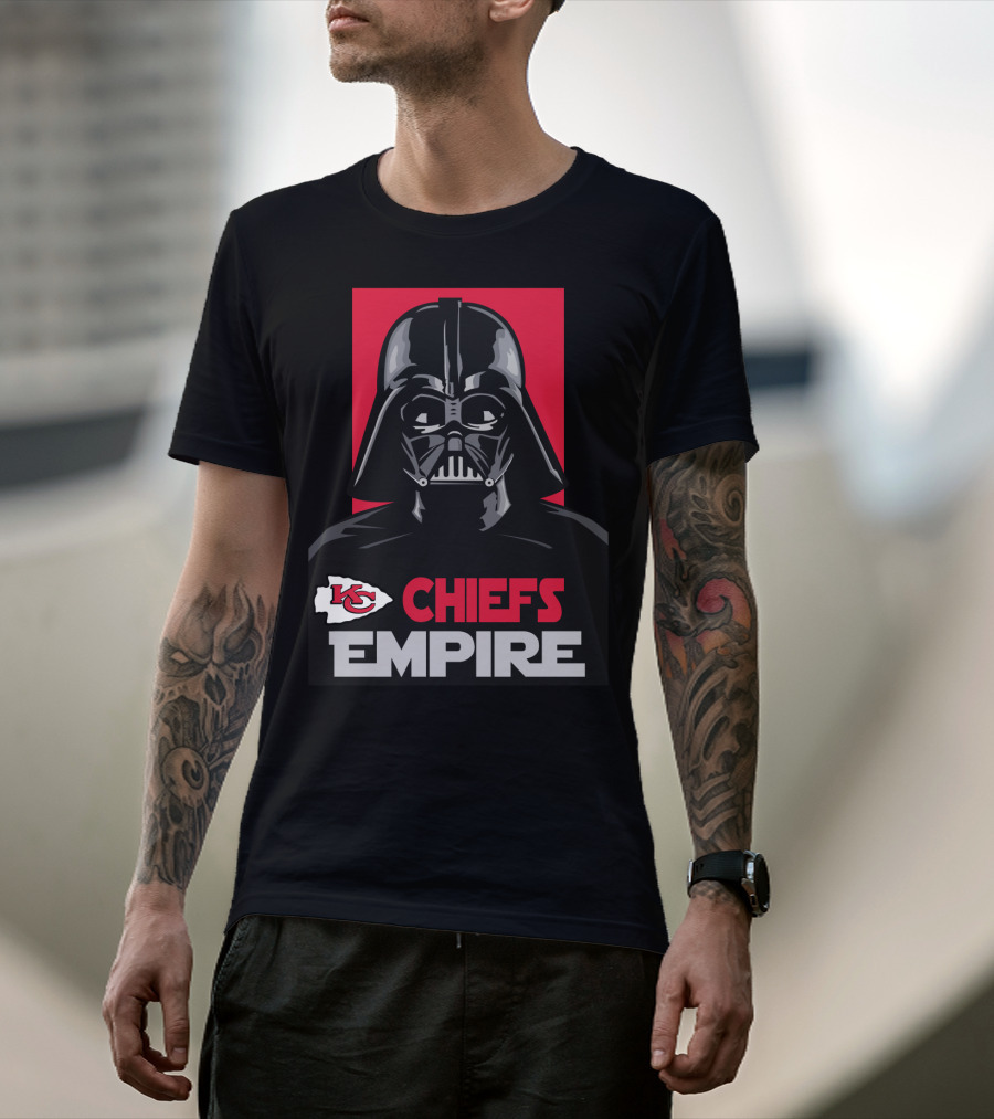 Chiefs Empire Darth Vader Kansas City Chiefs Fan Collaboration T-Shirt