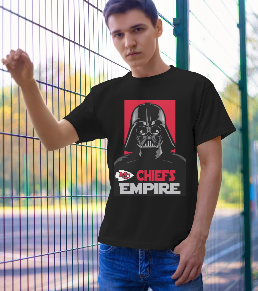 Chiefs Empire Darth Vader Kansas City Chiefs Fan Collaboration T-Shirt