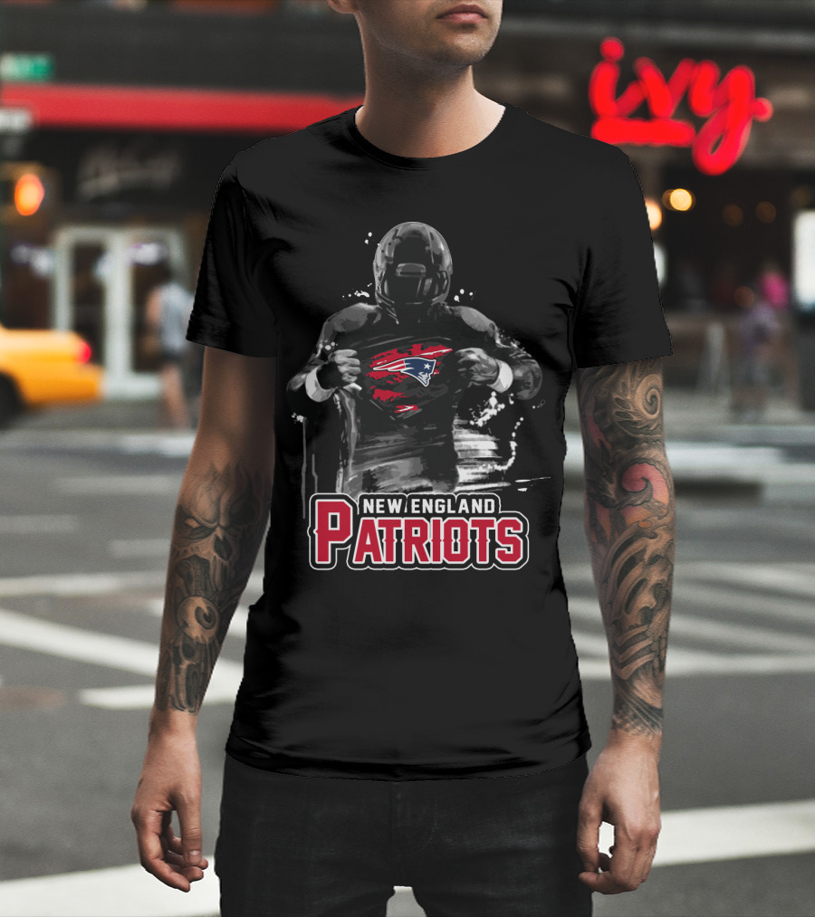 New England Patriots Football Superhero T-Shirt