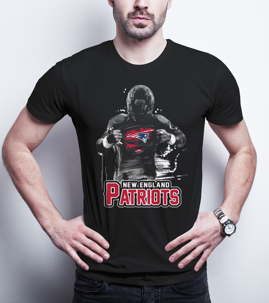 New England Patriots Football Superhero T-Shirt