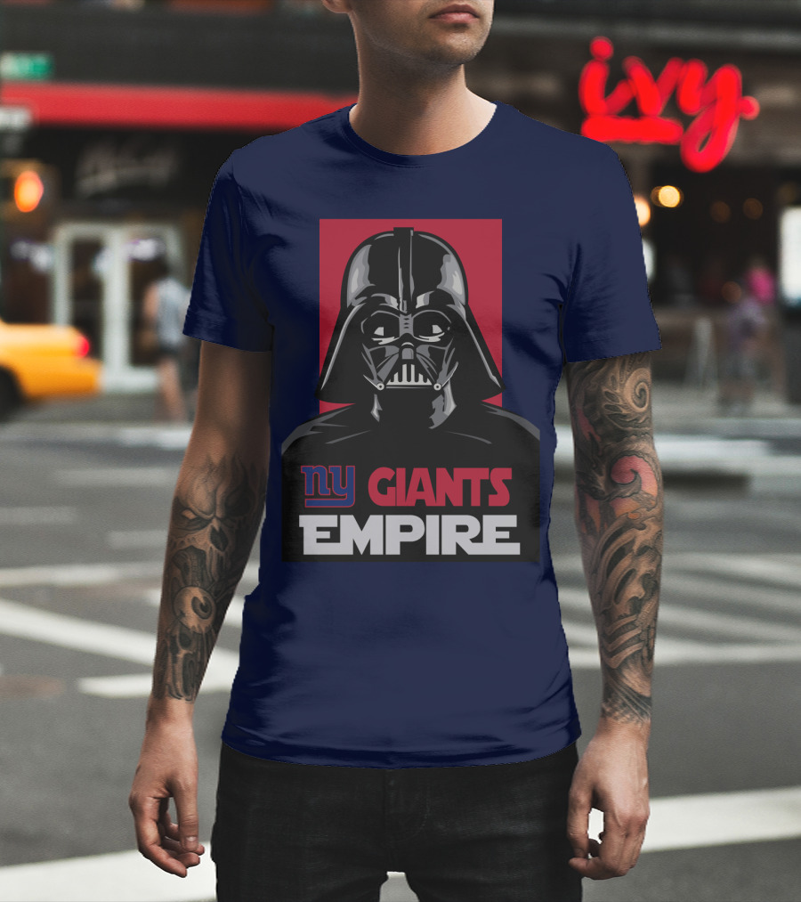 Ny Giants Empire Darth Vader T-Shirt