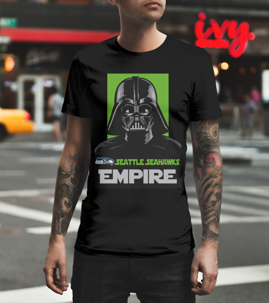Seattle Seahawks Empire Darth Vader T-Shirt