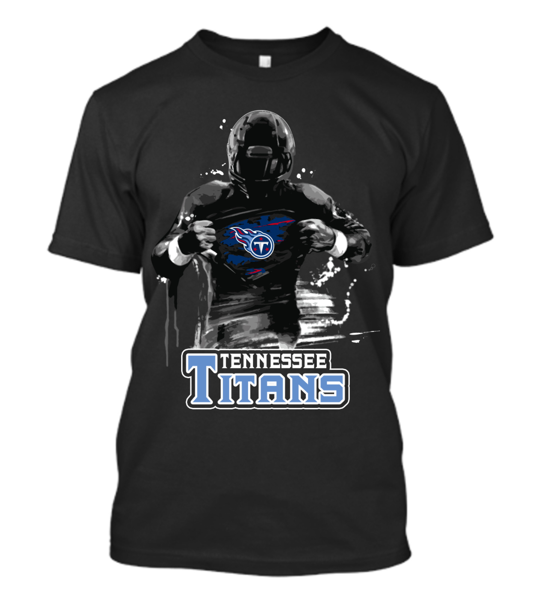 Tennessee Titans Football Superhero Fan Gear T-Shirt