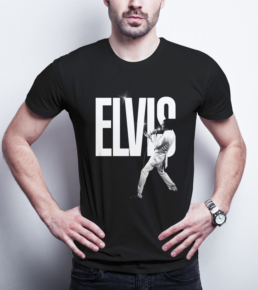 Elvis Sparkling Stage Performance T-Shirt