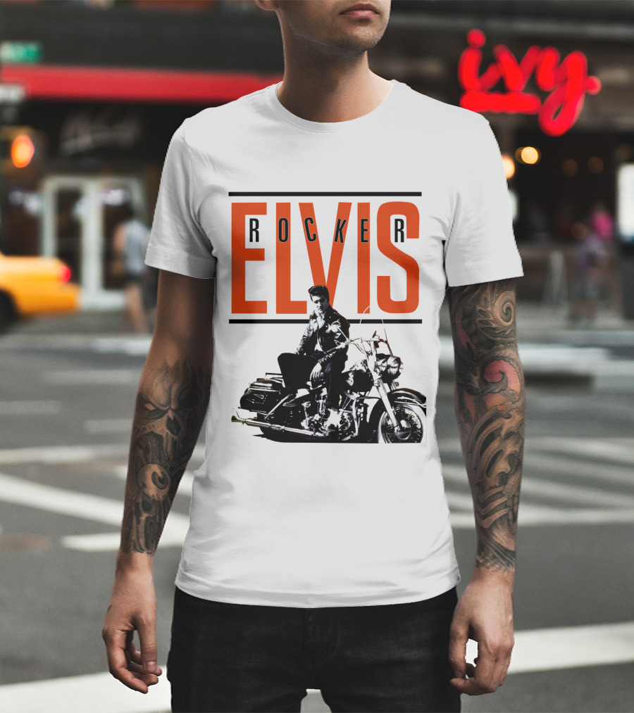 ELVIS Rocker Motorcycle T-Shirt
