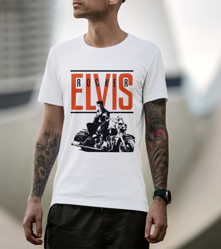 ELVIS Rocker Motorcycle T-Shirt