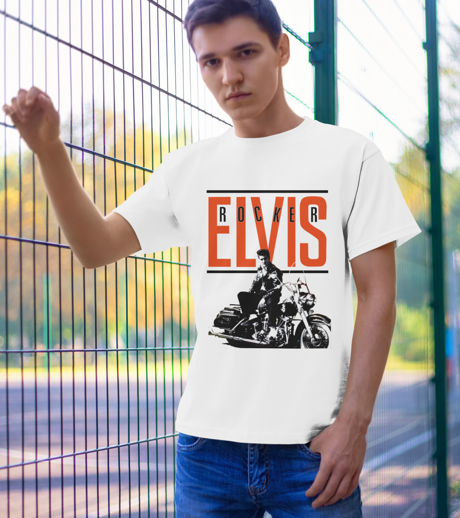 ELVIS Rocker Motorcycle T-Shirt