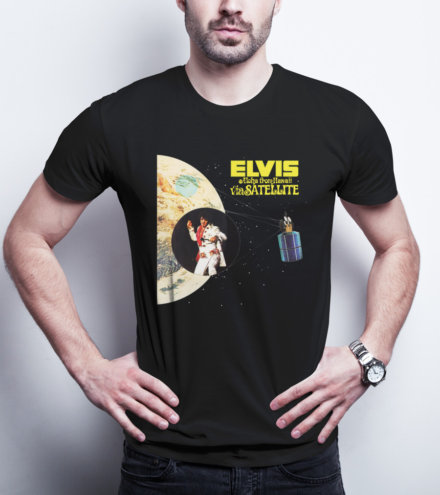 Elvis Aloha From Hawaii Via Satellite Earth Image Performance T-Shirt
