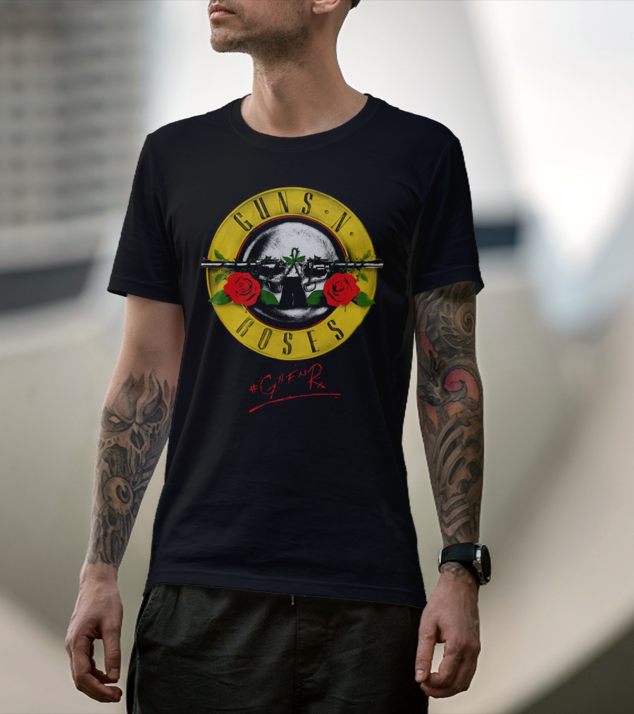 Guns N' Roses Logo GNR 15 #GnFnR T-Shirt