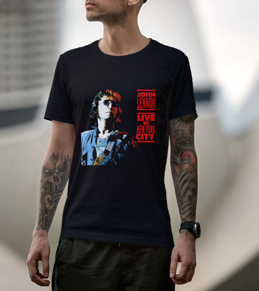 John Lennon Live In New York City T-Shirt