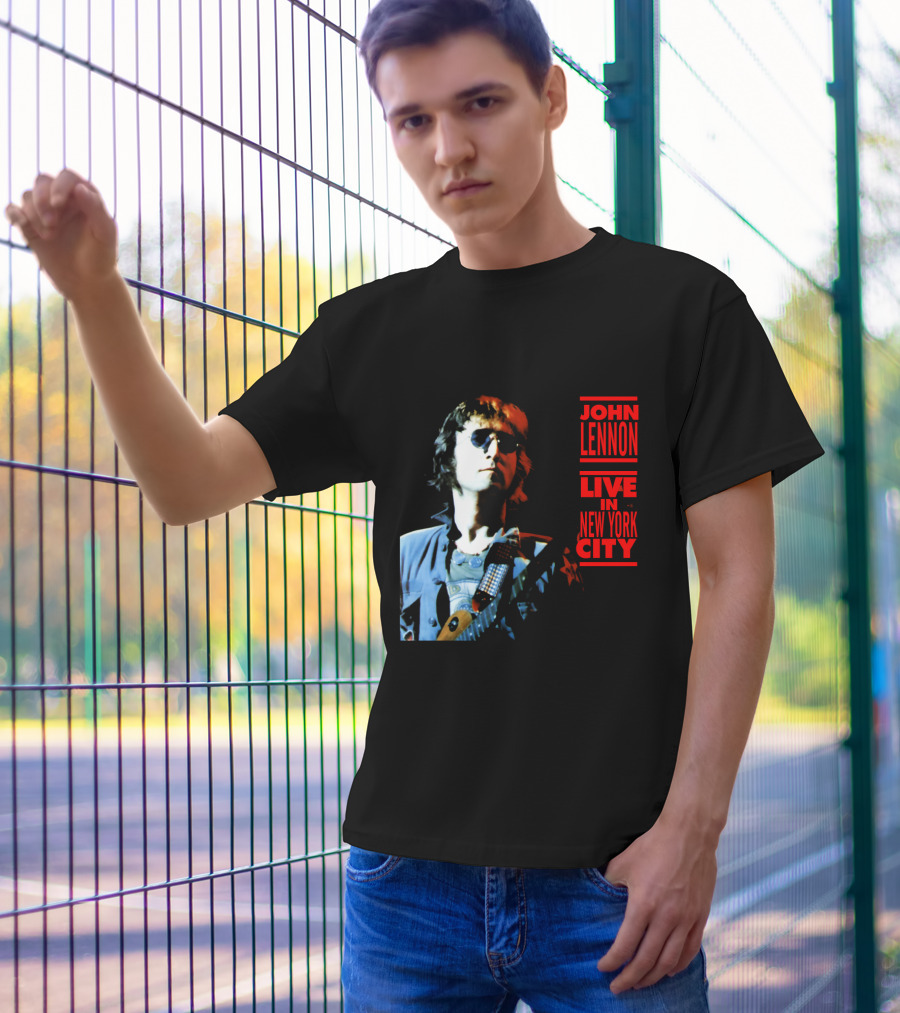 John Lennon Live In New York City T-Shirt