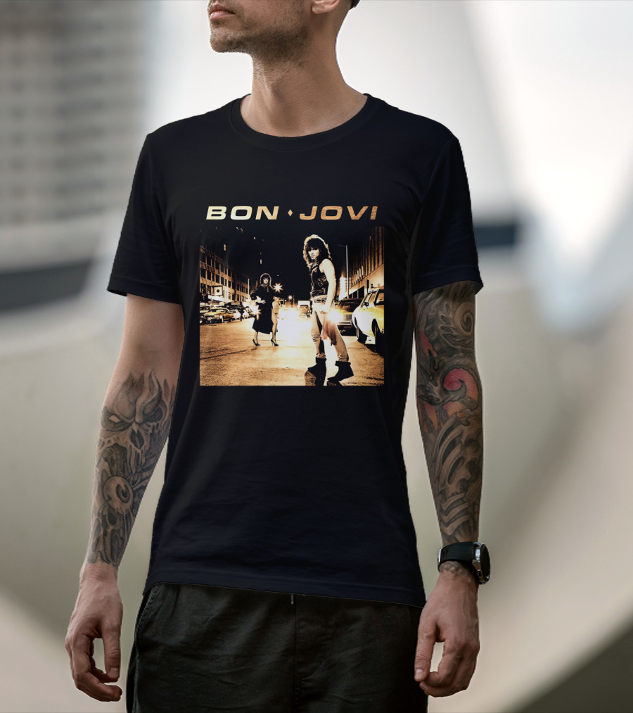 BON JOVI Urban Street Scene T-Shirt