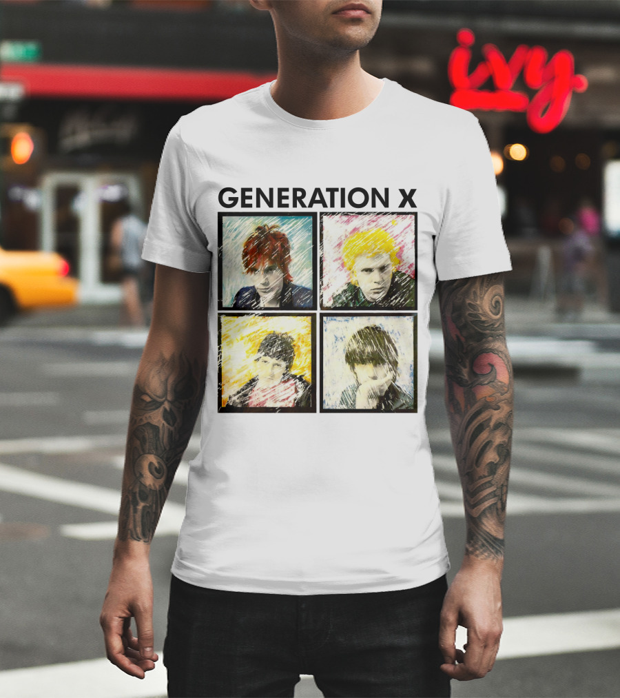 GENERATION X GX 02 Wild Pop Art Style Portraits T-Shirt