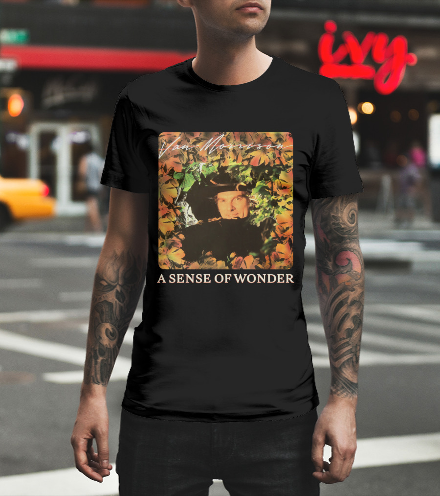 Van Morrison A Sense Of Wonder Autumn Leaves T-Shirt