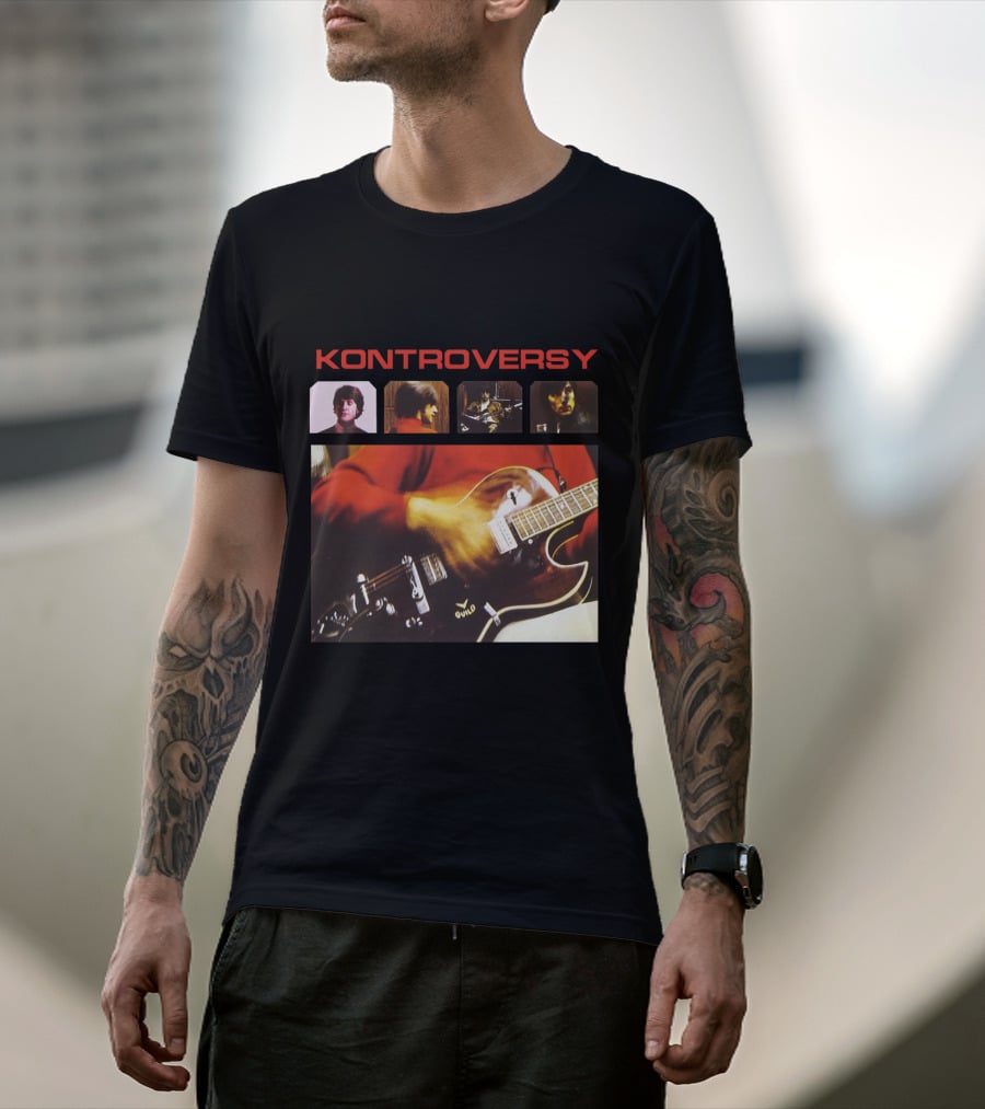 Kontroversy Album Guitar Iconic Band Portraits T-Shirt