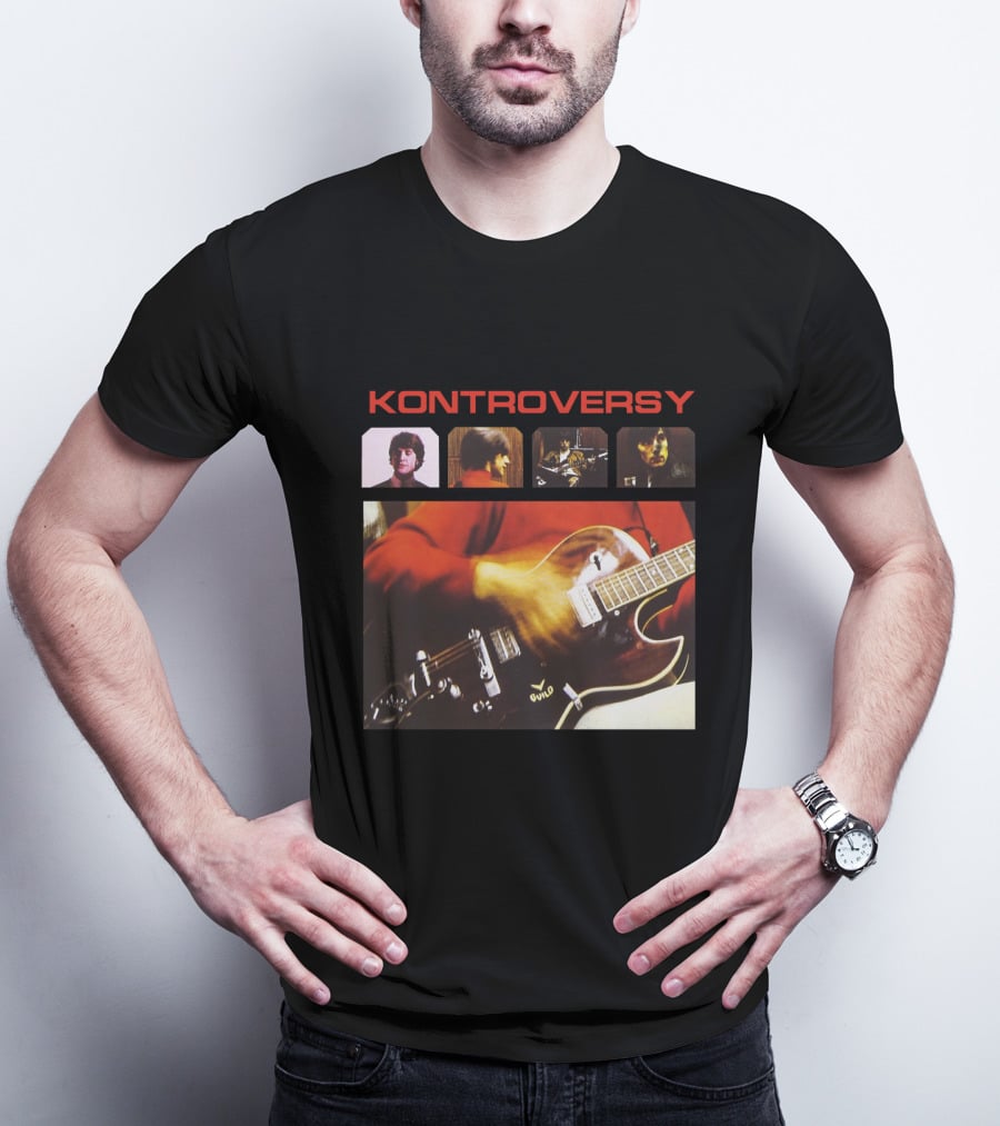 Kontroversy Album Guitar Iconic Band Portraits T-Shirt