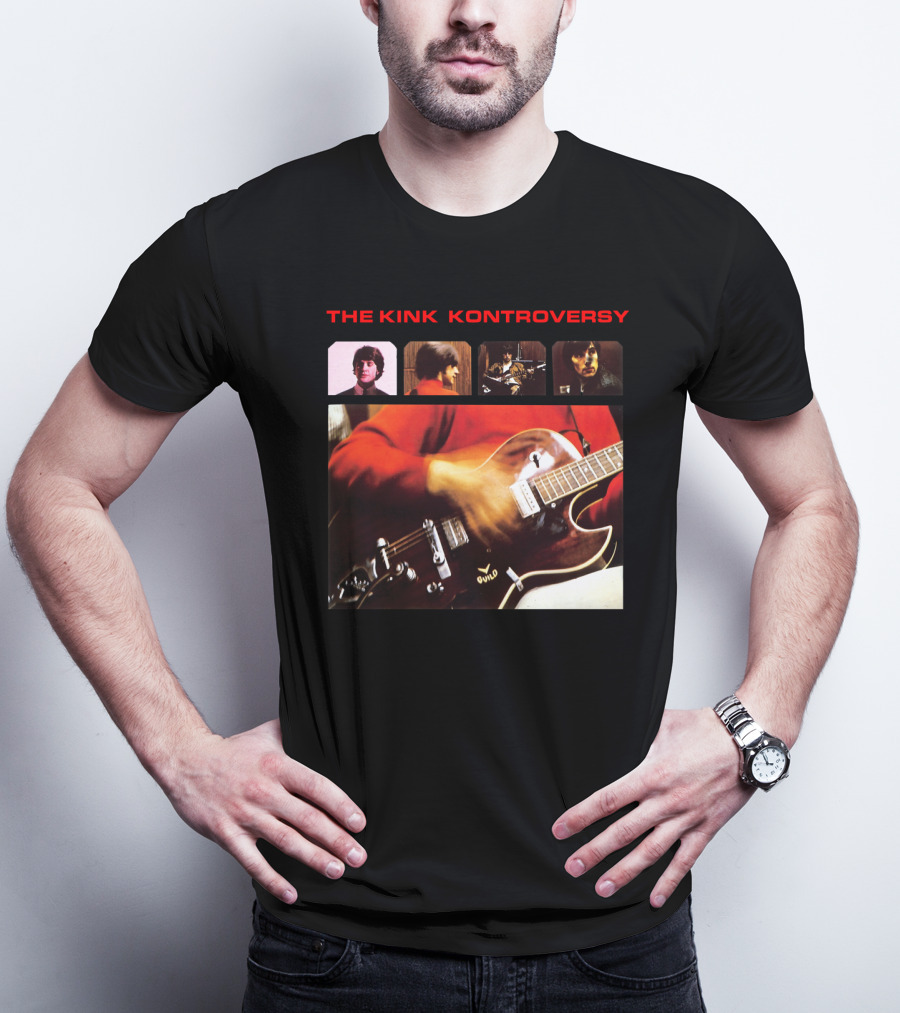 The Kink Kontroversy Album Cover Guitar Photography T-Shirt