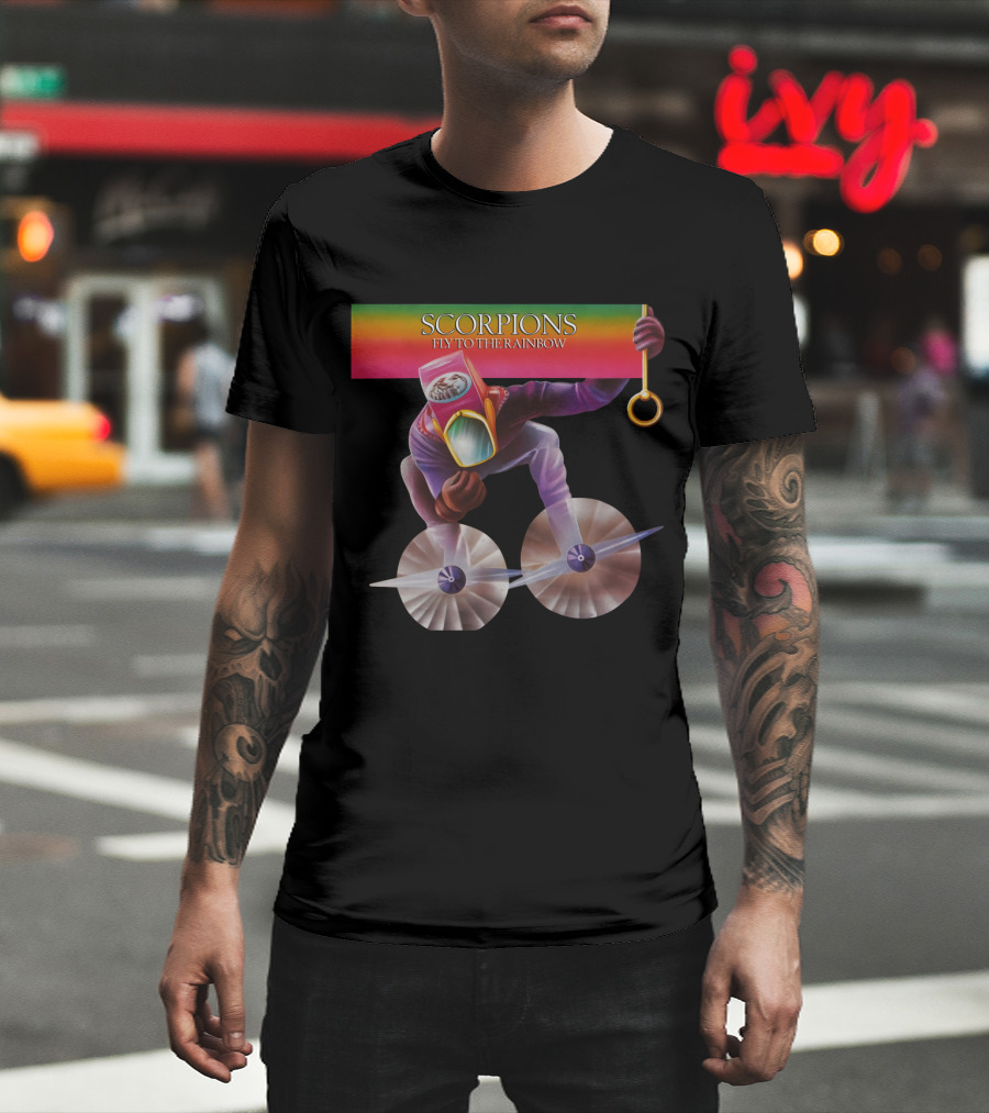 Scorpions Fly To The Rainbow Album Cover Artwork Scp T-Shirt