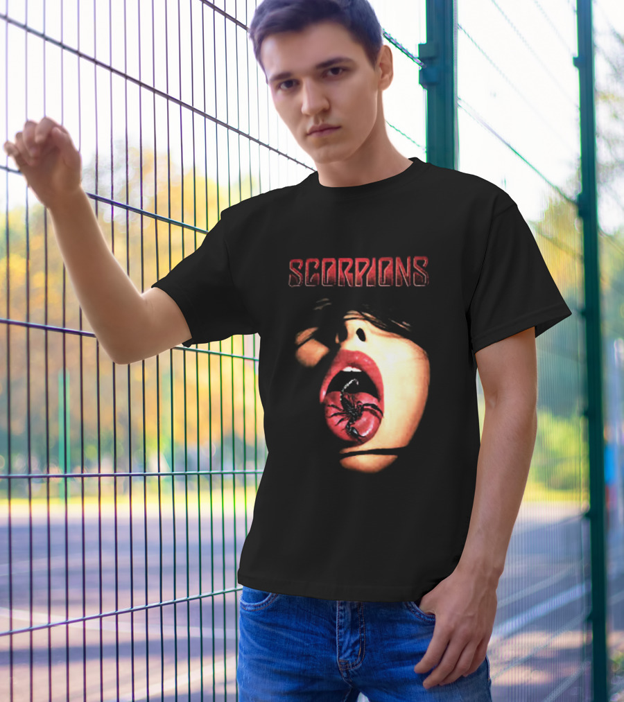 SCORPIONS Face And Mouth With Scorpion T-Shirt