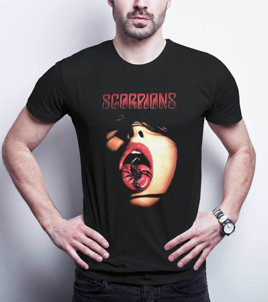 SCORPIONS Face And Mouth With Scorpion T-Shirt