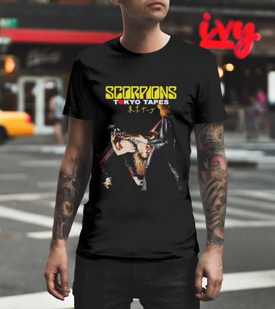 Scorpions Tokyo Tapes Live Performance Japan Rock Band T-Shirt