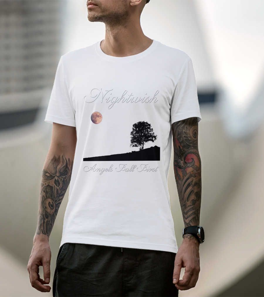 Nightwish Angels Fall First Moon And Tree T-Shirt