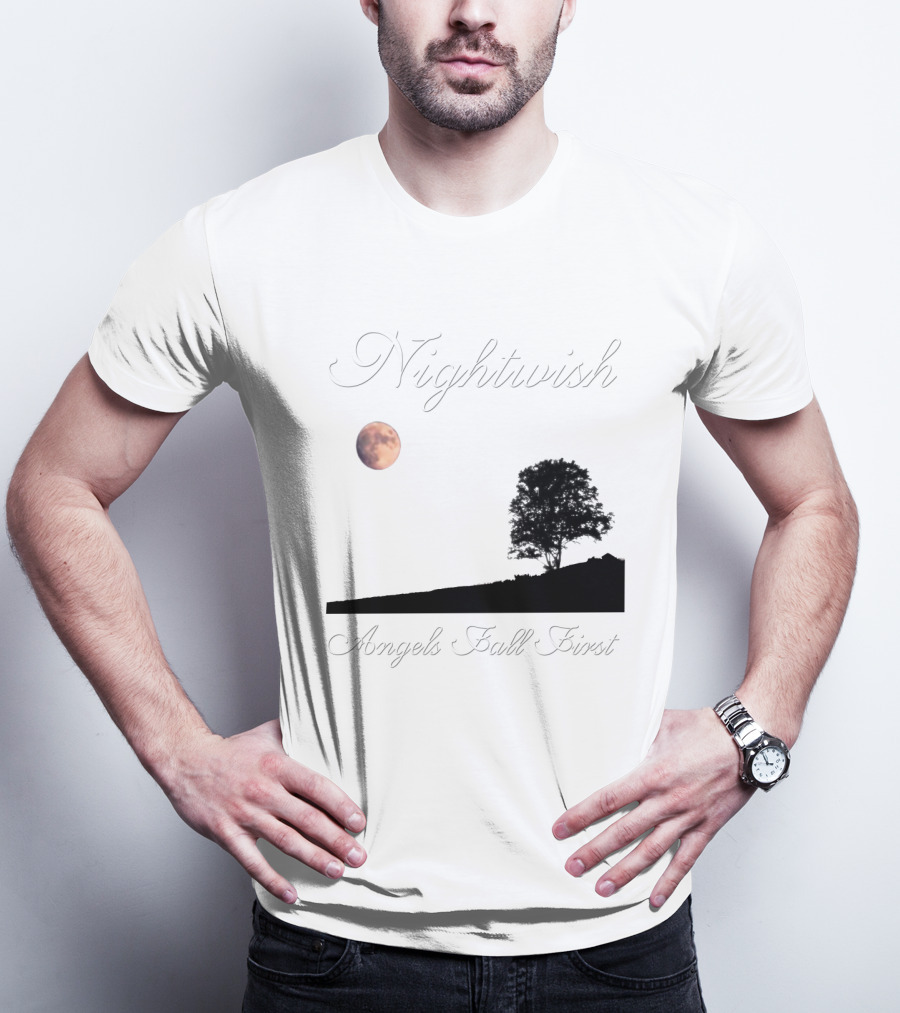 Nightwish Angels Fall First Moon And Tree T-Shirt