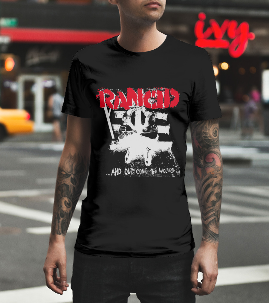 Rancid .And Out Come The Wolves Album Cover T-Shirt