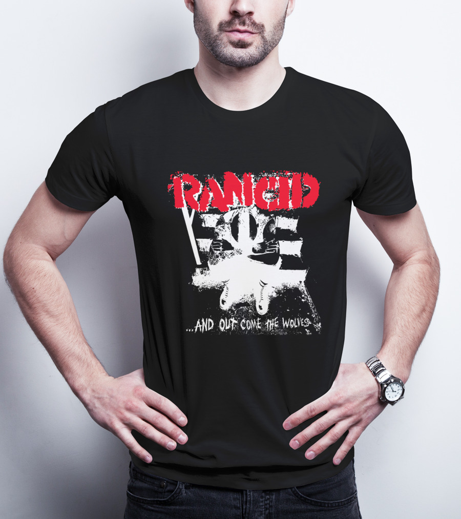 Rancid .And Out Come The Wolves Album Cover T-Shirt