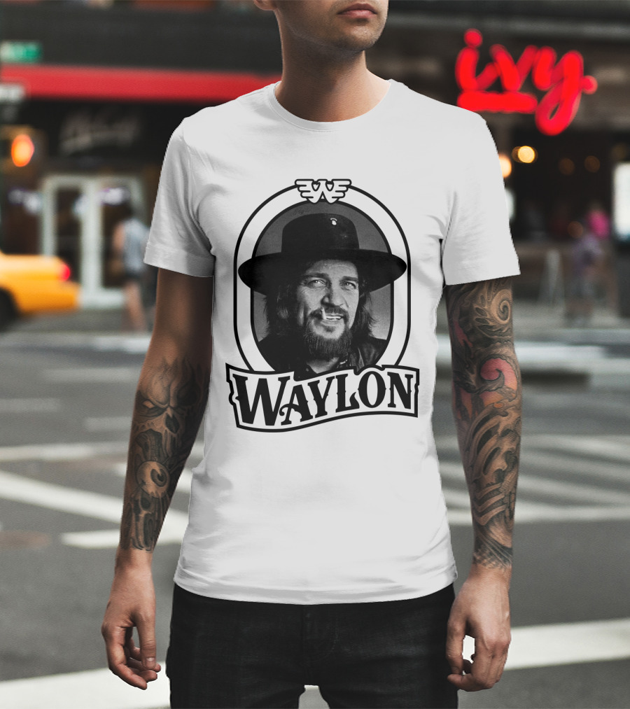 Waylon Jennings Country Music Legend T-Shirt