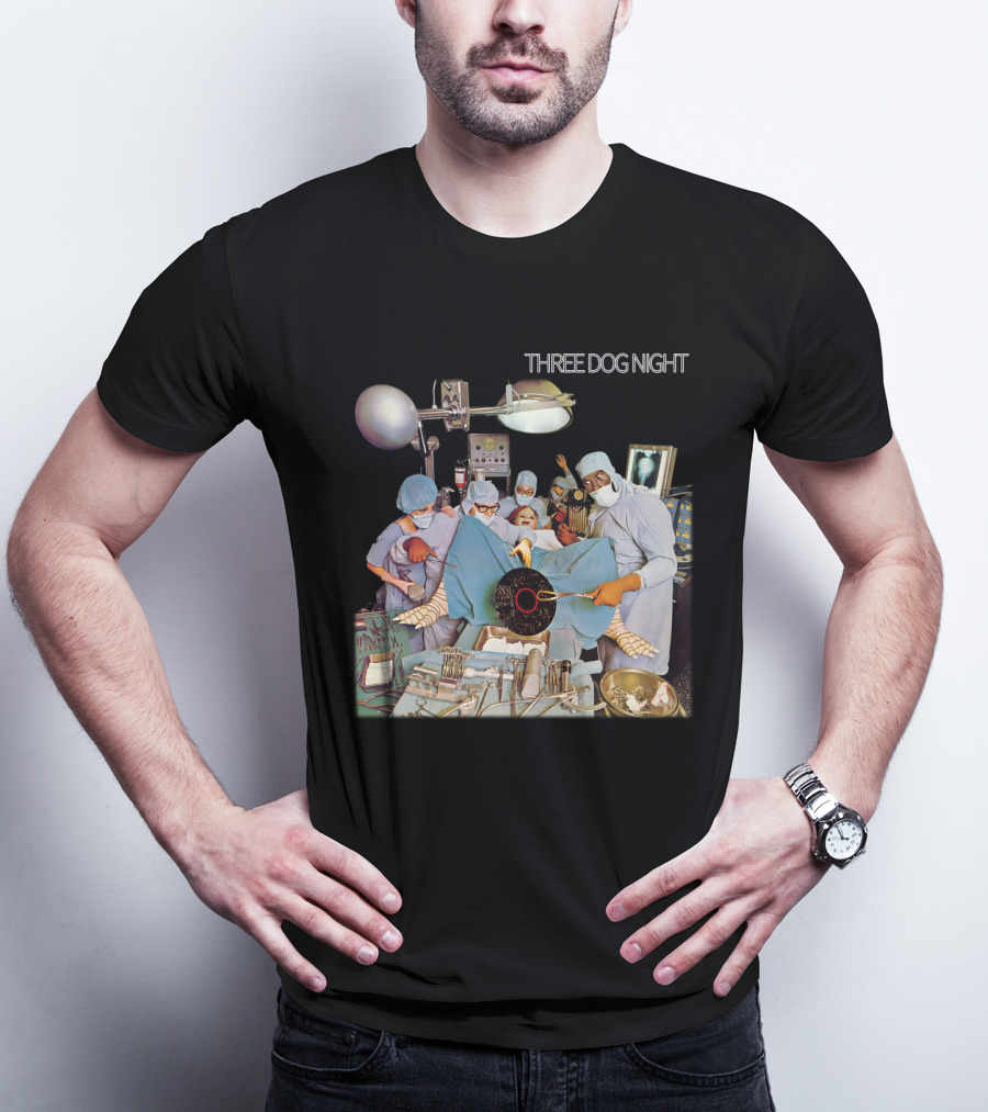 Three Dog Night Vinyl Surgery Operation Scene T-Shirt
