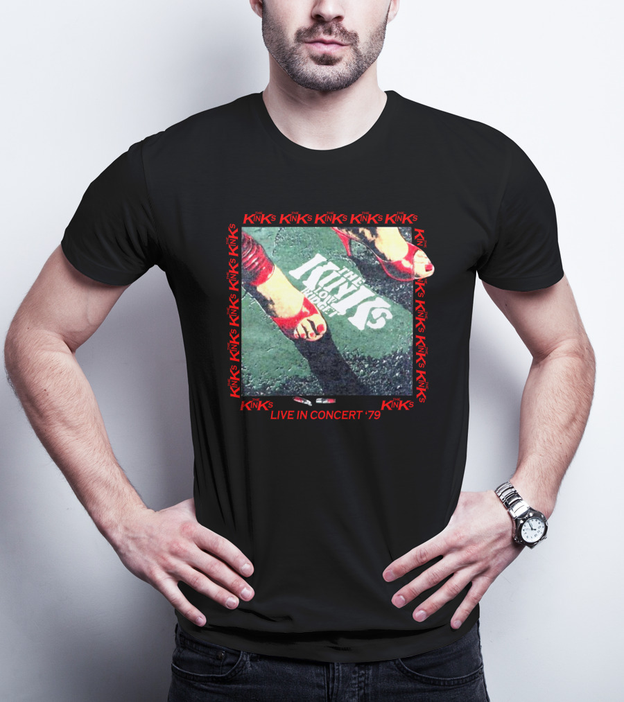 The Kinks Live In Concert '79 Tk-Ms T-Shirt