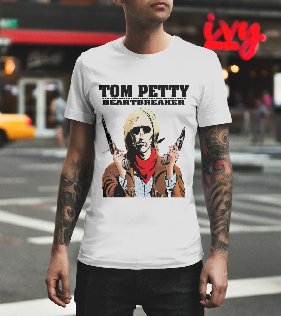 Tom Petty Heartbreaker Gunslinger T-Shirt