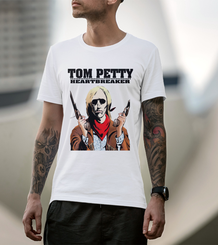 Tom Petty Heartbreaker Gunslinger T-Shirt